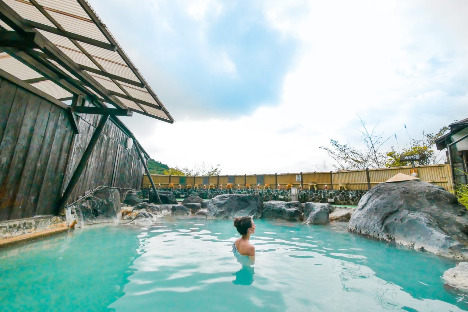 Myoban Yunosato: Soak in Silky Blue Hot Springs Among Traditional ...